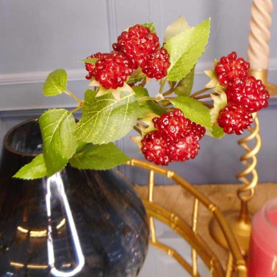 Artificial Raspberry Branch | Artificial Fruit